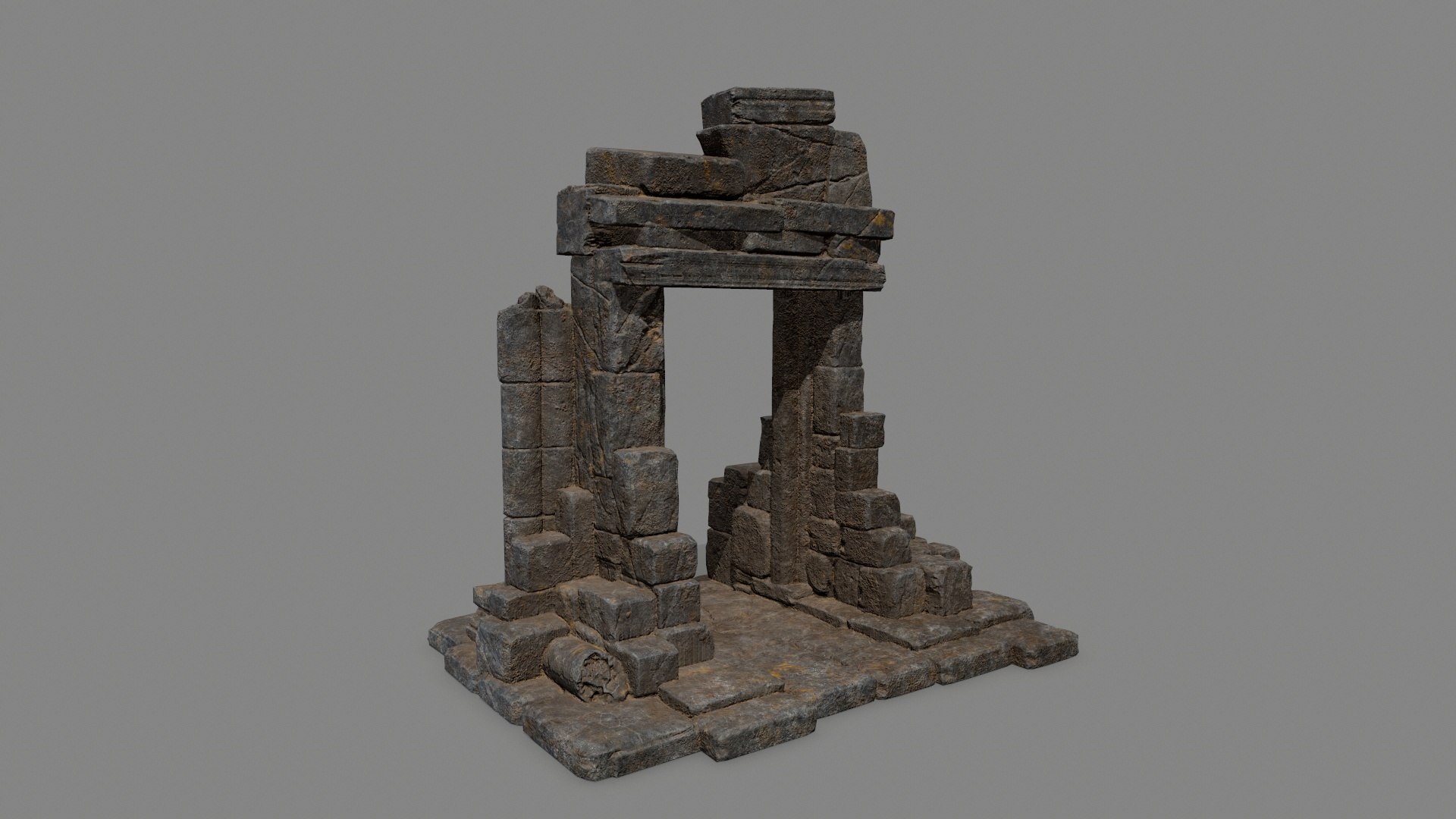 Rock Gate 3D - TurboSquid 2143099