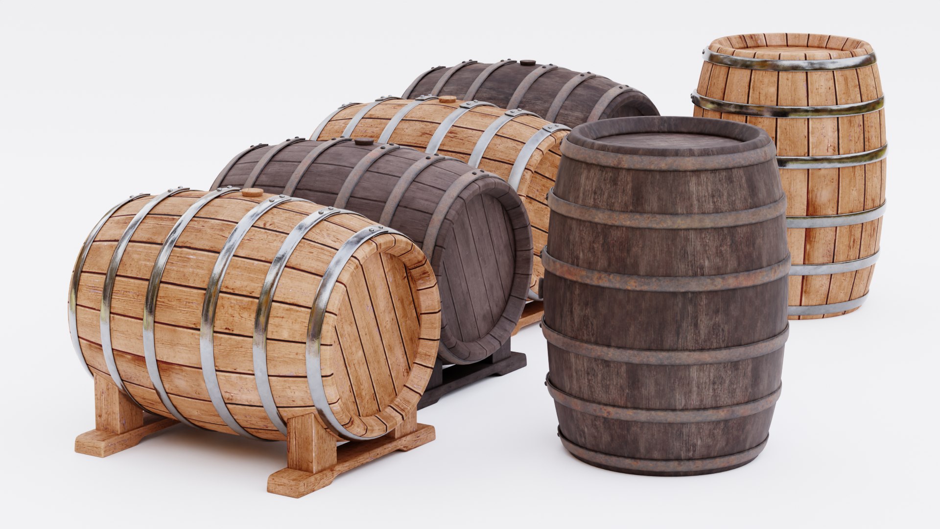 3D model Wine Barrel - TurboSquid 2016650