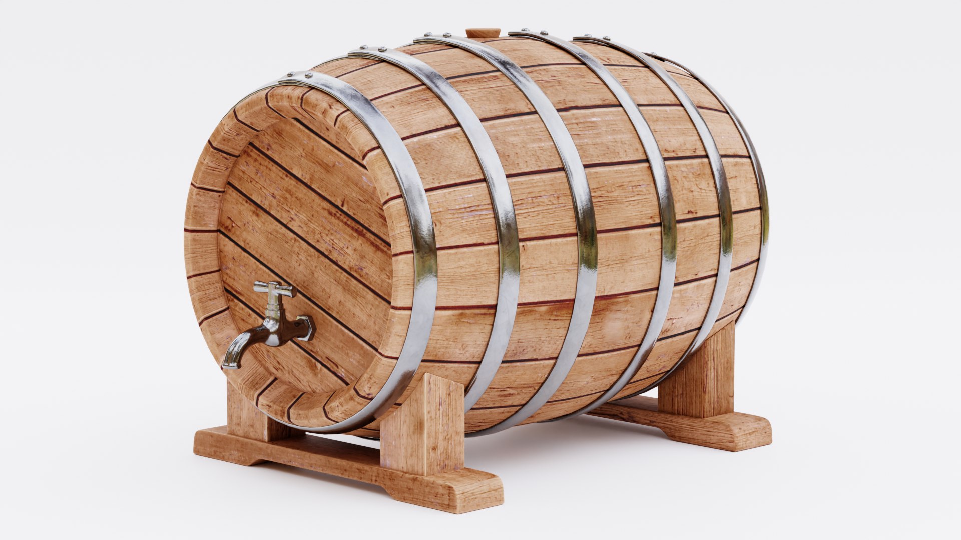 3D model Wine Barrel - TurboSquid 2016650