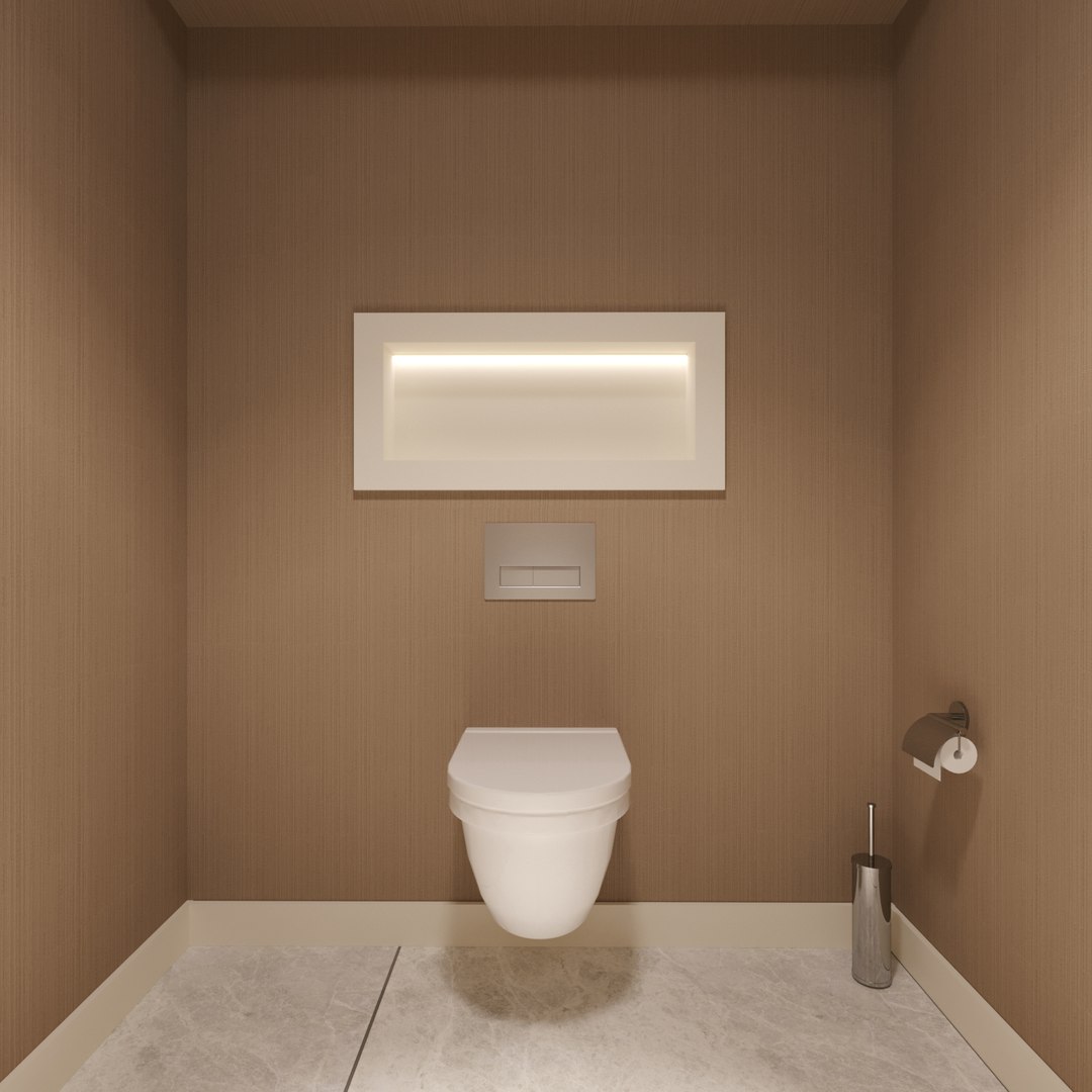 3D RESTROOM BATHROOM - TurboSquid 1900174
