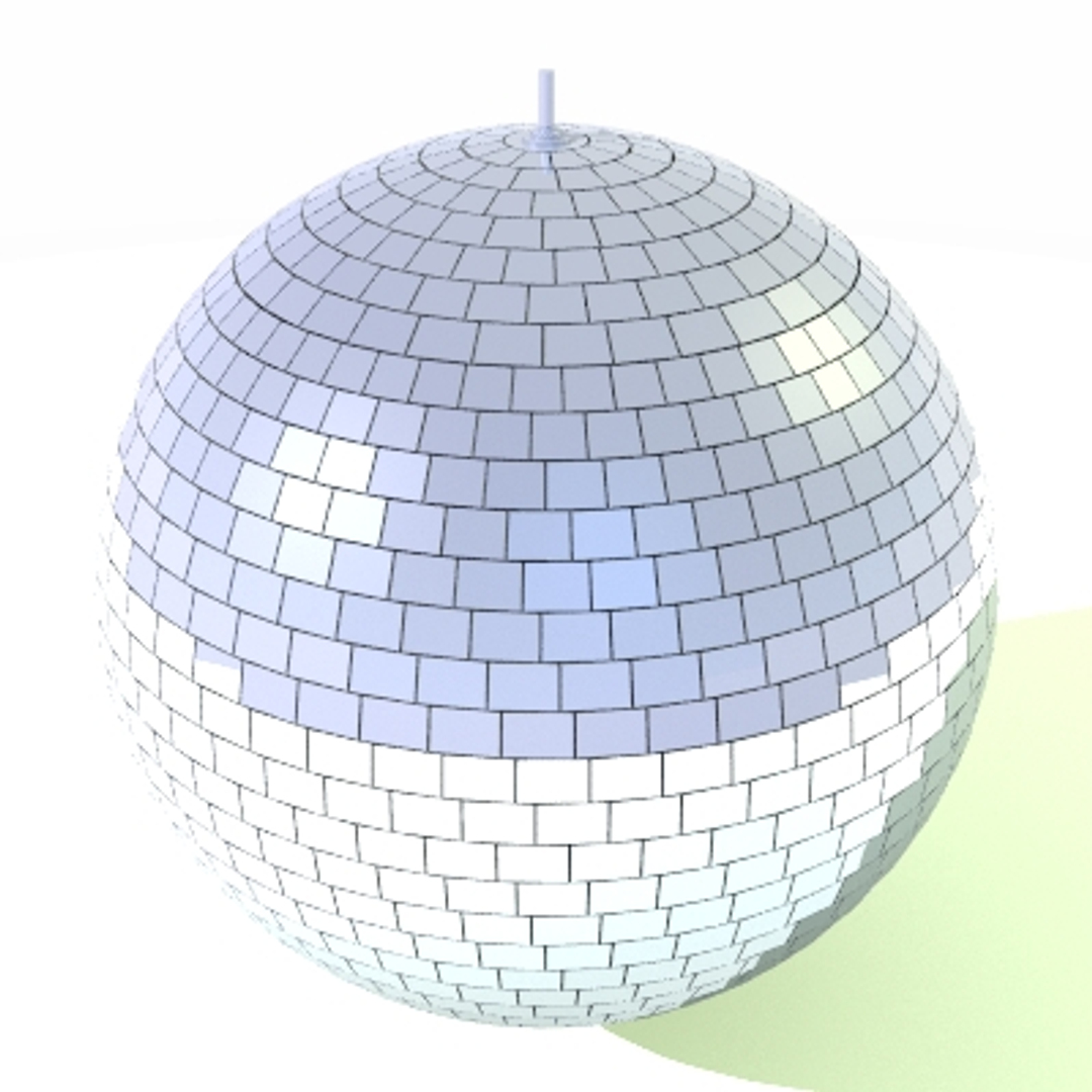3d disco ball model