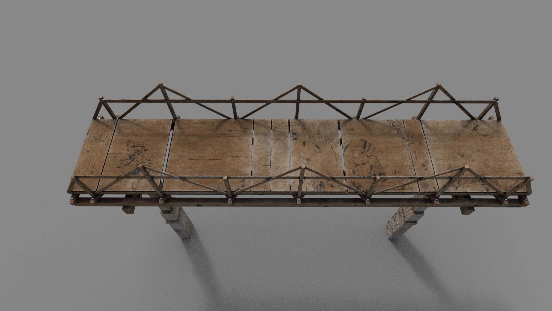 Low Poly Bridge 3D Model - TurboSquid 1810110