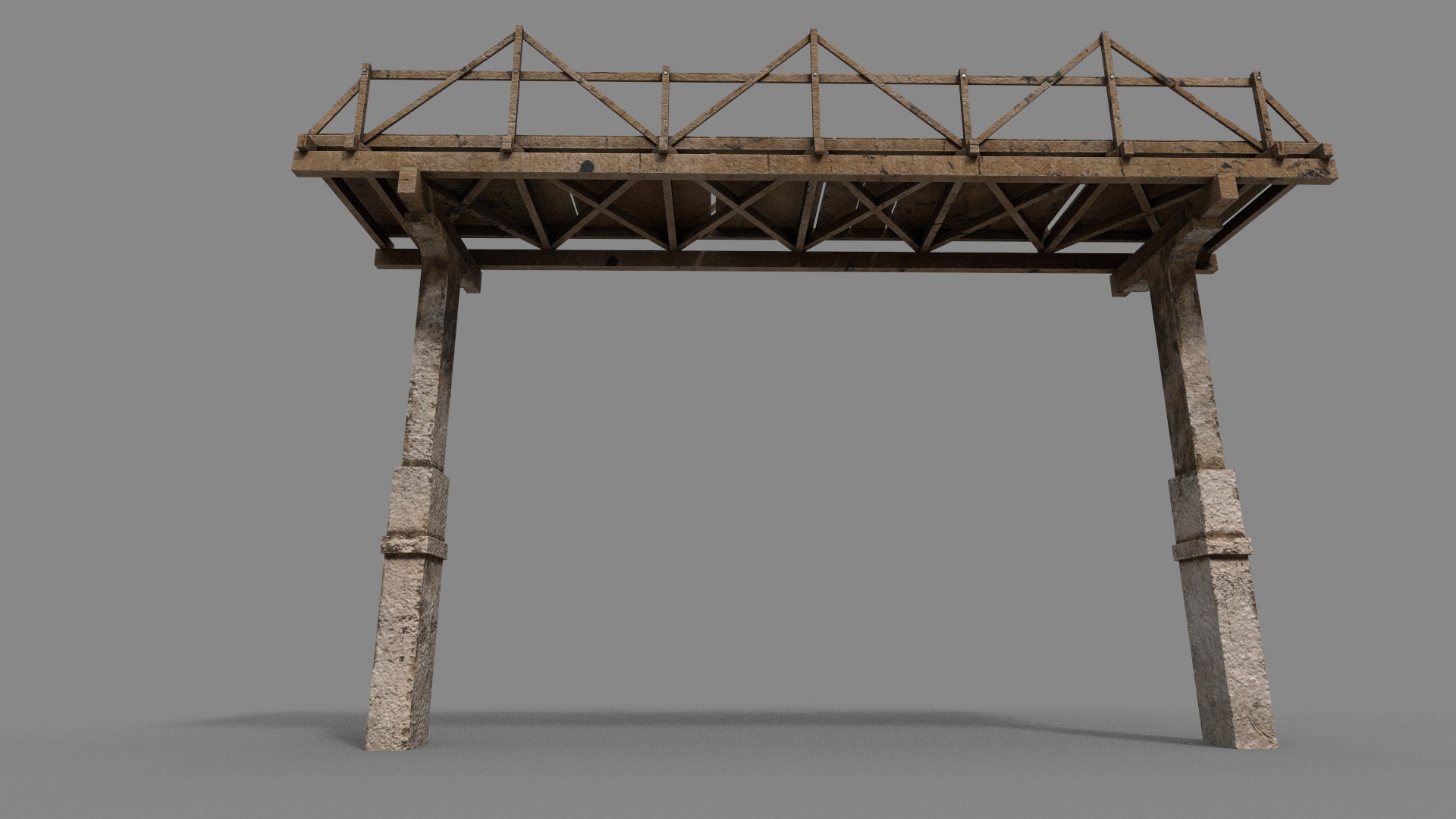Low Poly Bridge 3D Model - TurboSquid 1810110