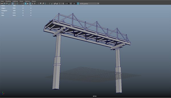 Low poly bridge 3D model - TurboSquid 1810110