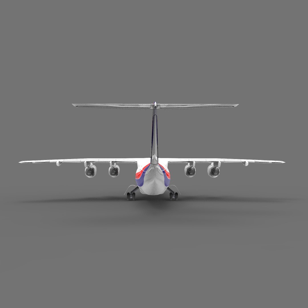 3D British Aerospace BAe 146 Model - TurboSquid 2082042