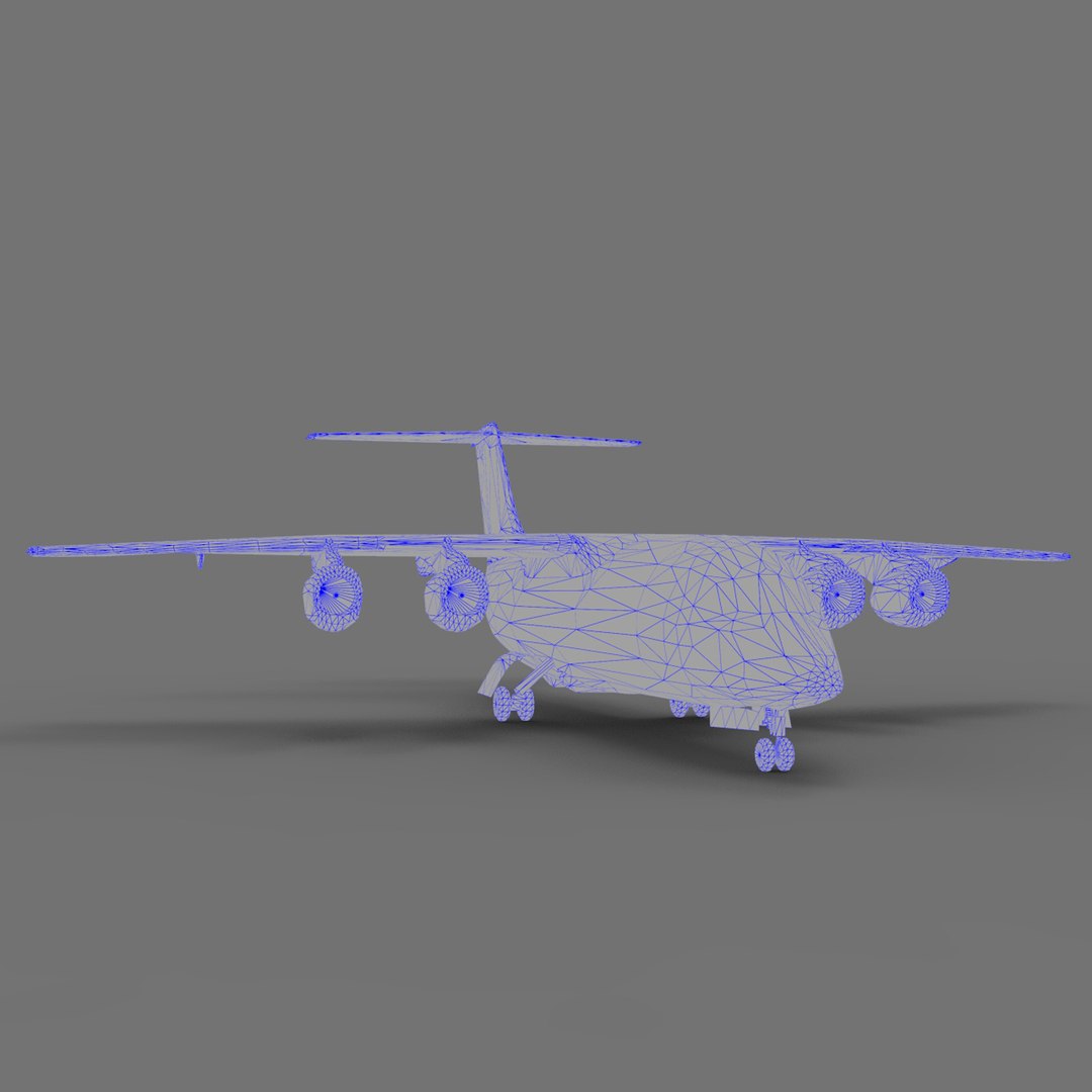 3D British Aerospace BAe 146 Model - TurboSquid 2082042