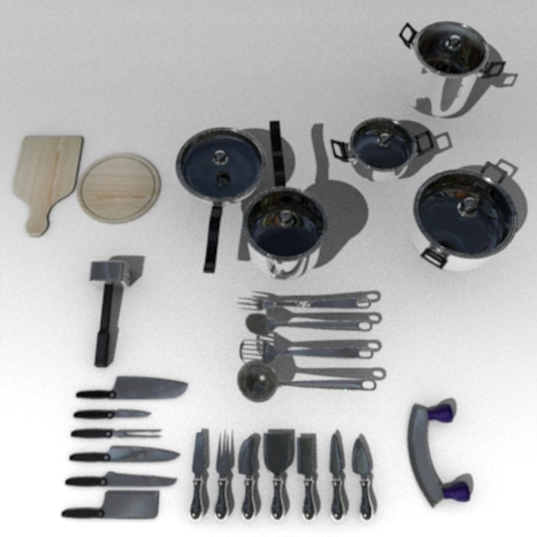 cookware cook ware 3d model