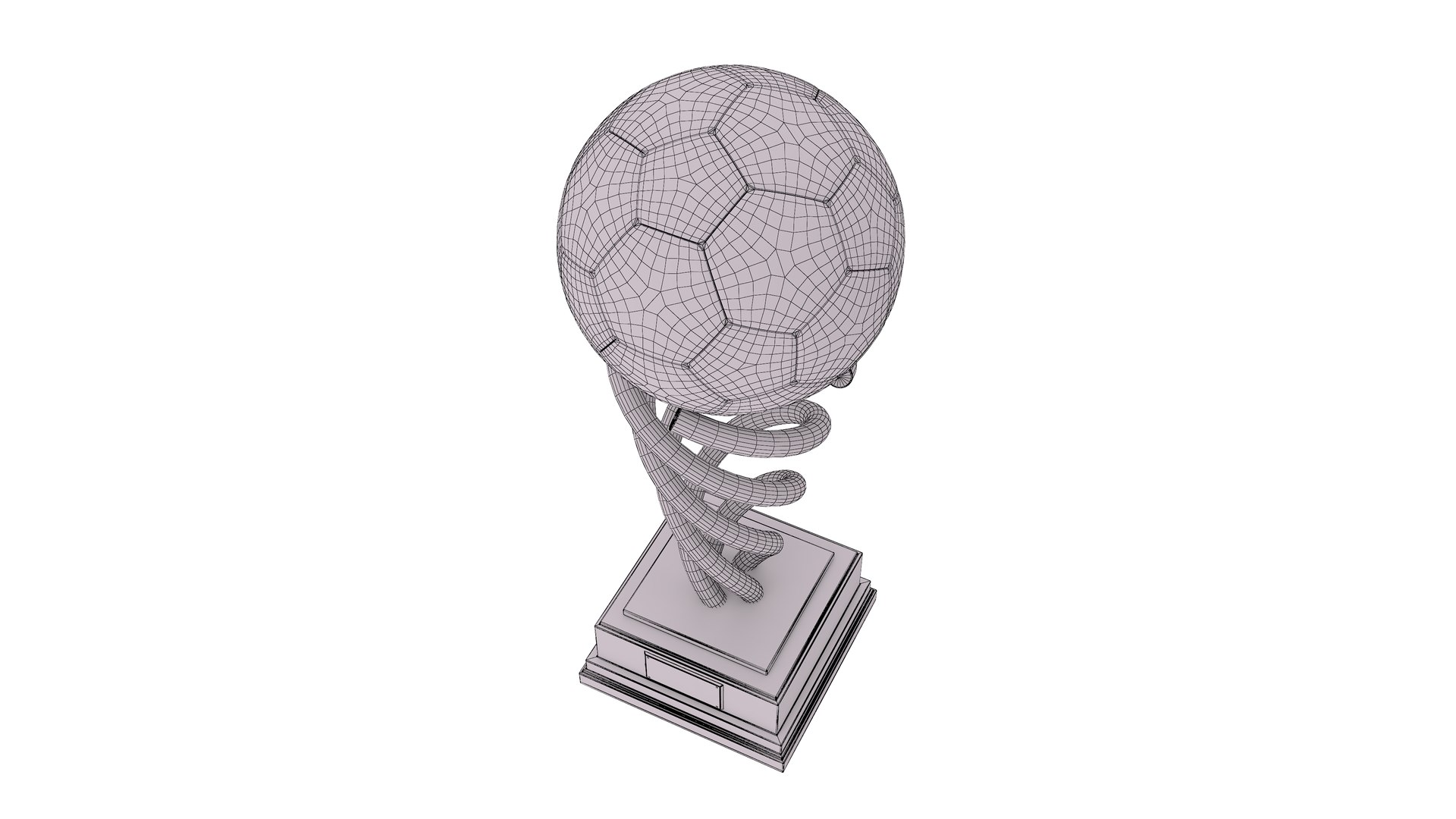 Soccer Trophy Model - TurboSquid 2126713