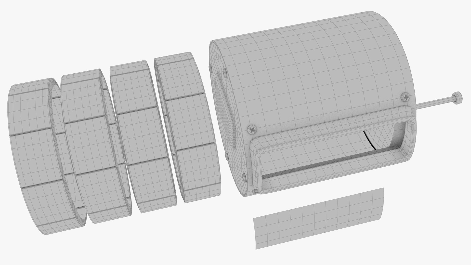 Mechanical Counter 3D Model - TurboSquid 1507247