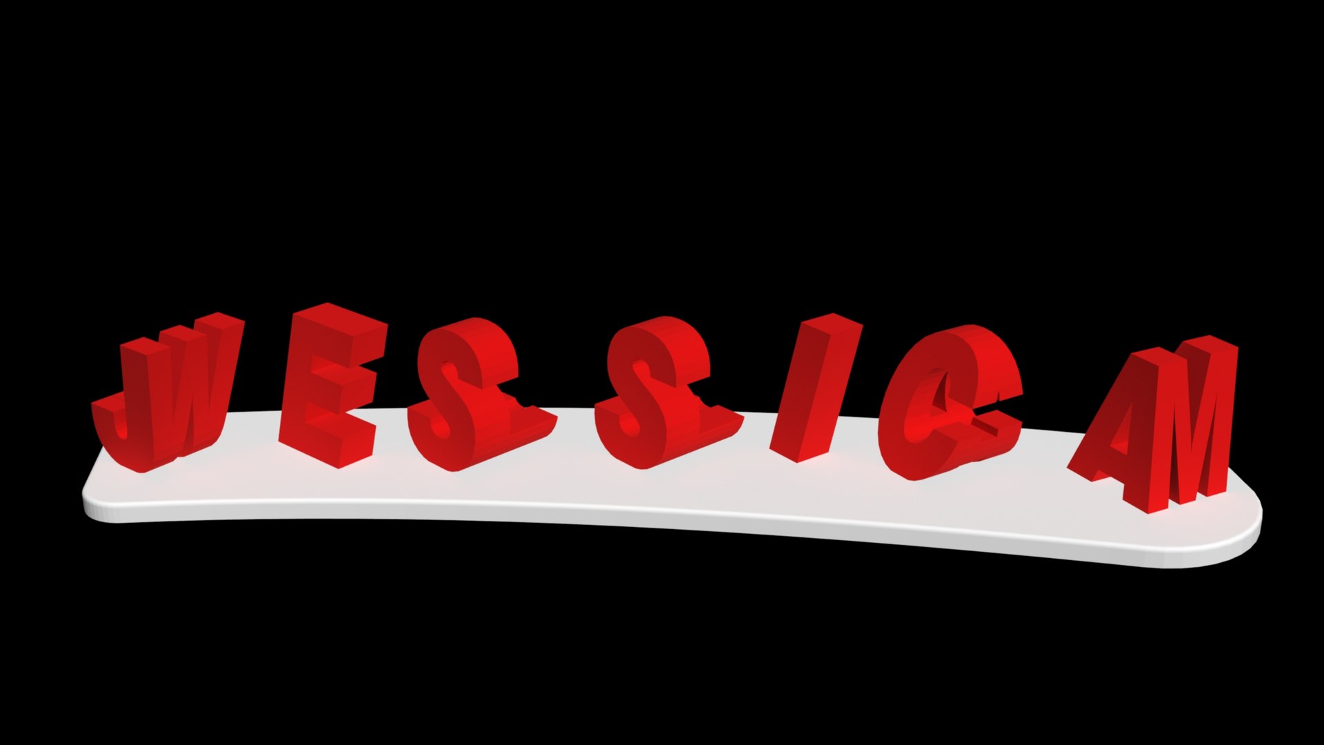 Custom Flip Name 3D Print 3D - TurboSquid 2039085