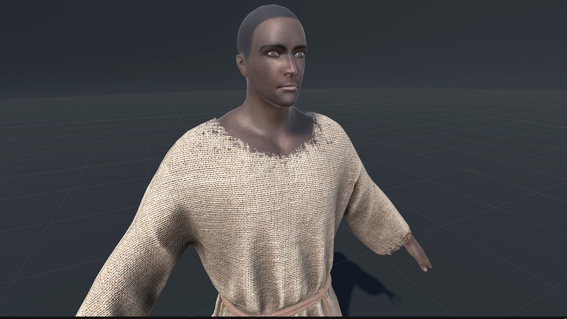 3D Peasant man model - TurboSquid 1853943