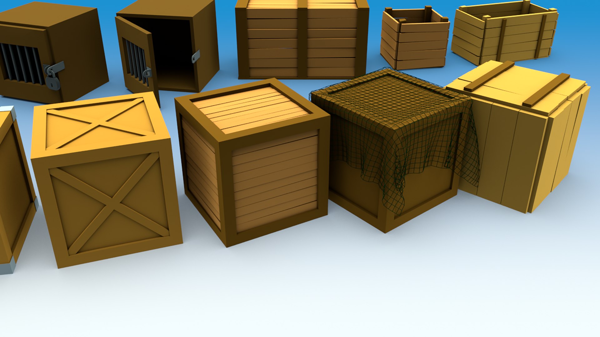 3D Model Boxes Contains - TurboSquid 1606982