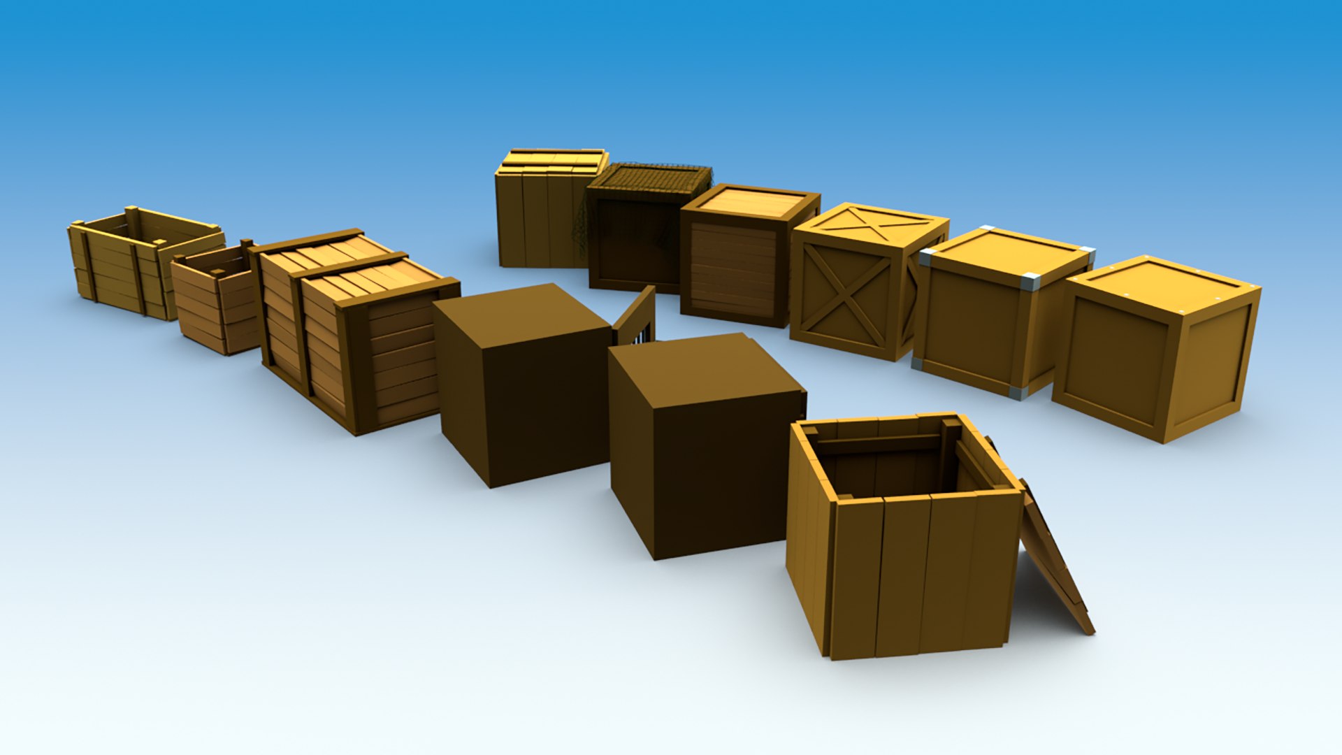 3D Model Boxes Contains - TurboSquid 1606982