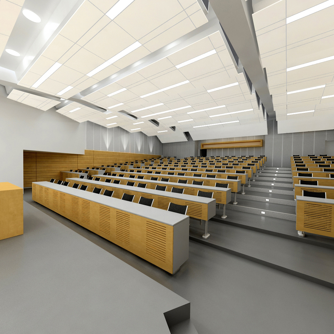 3d model university school 2