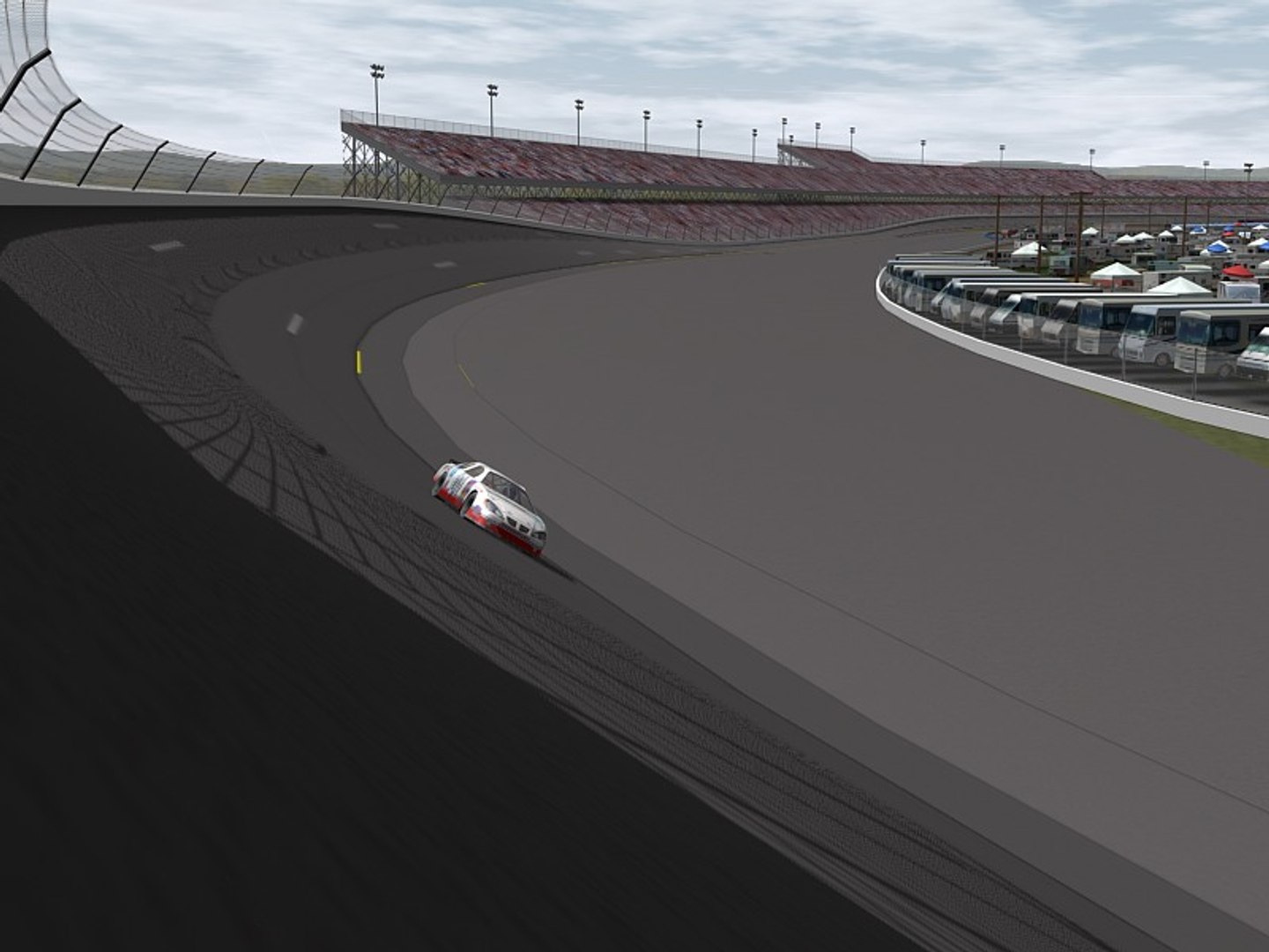Talladega Superspeedway Racetrack 3d Model