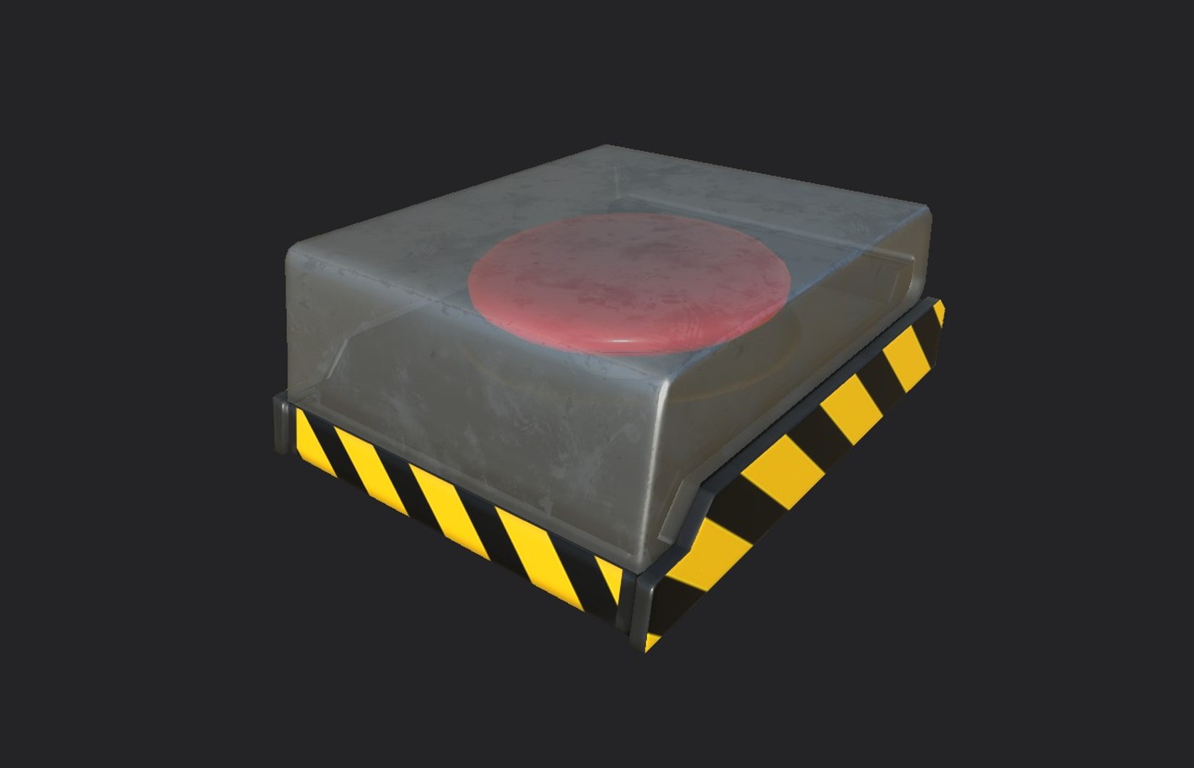 3D Model Red Button Pbr - TurboSquid 1531533