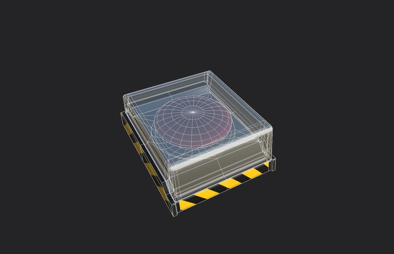 3D Model Red Button Pbr - TurboSquid 1531533