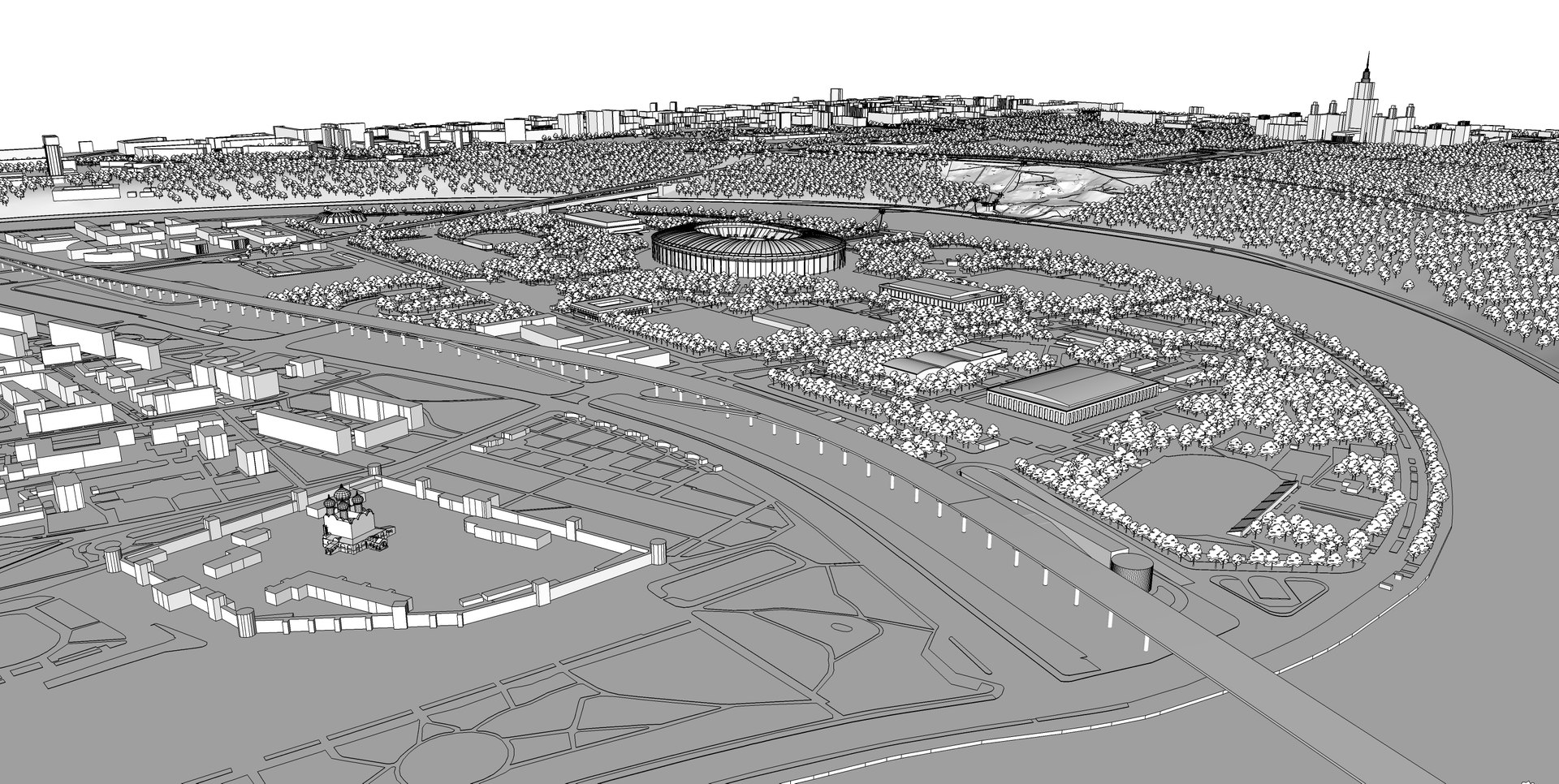 3D Moscow City Model - TurboSquid 1345181