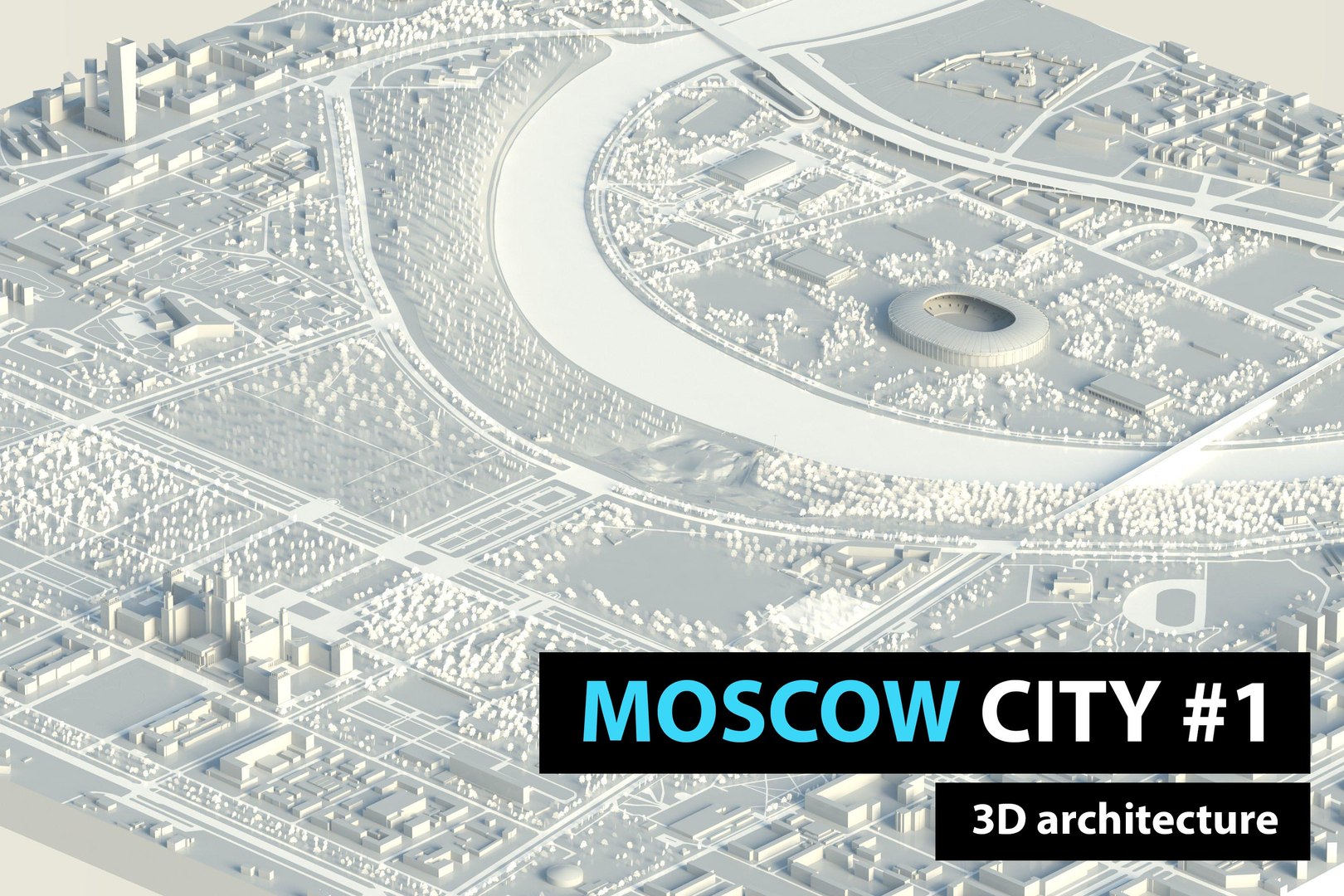 3D Moscow City Model - TurboSquid 1345181