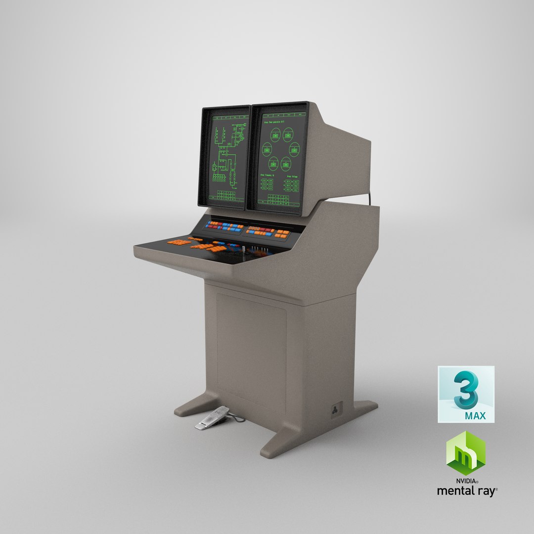 Retro-futuristic Computer 3D Model - TurboSquid 2016886