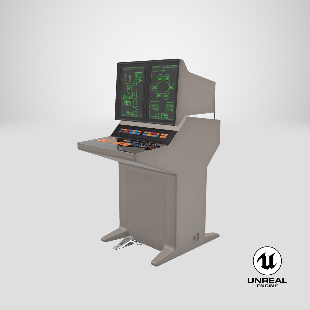 Retro-futuristic Computer 3D Model - TurboSquid 2016886