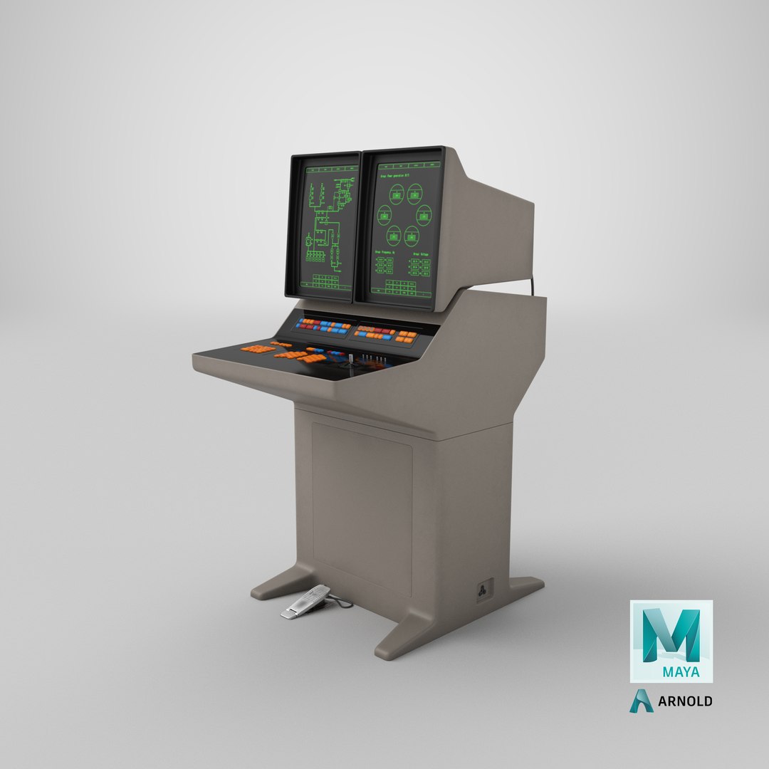 Retro-futuristic Computer 3D Model - TurboSquid 2016886