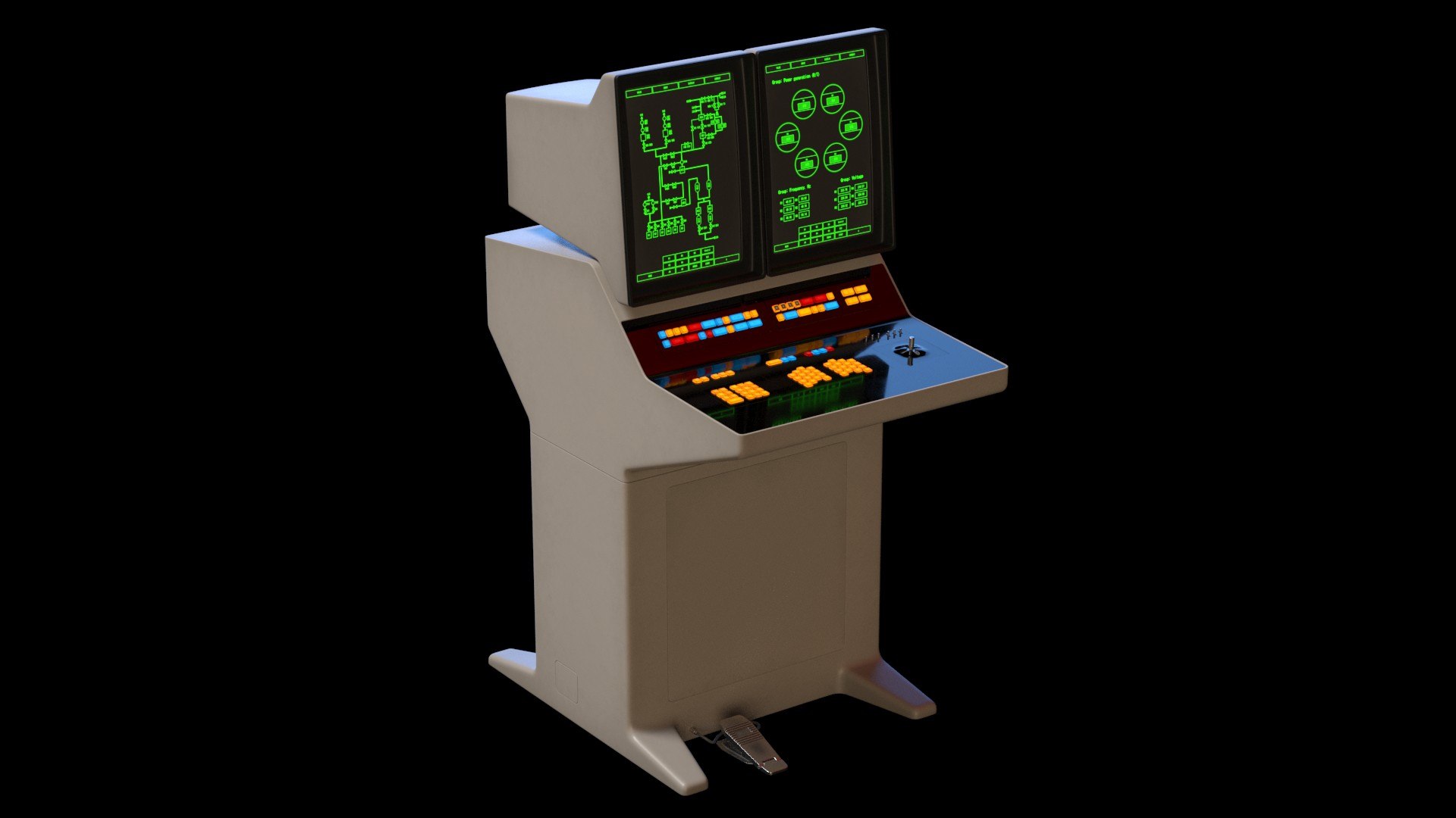 Retro-futuristic Computer 3D model - TurboSquid 2016886