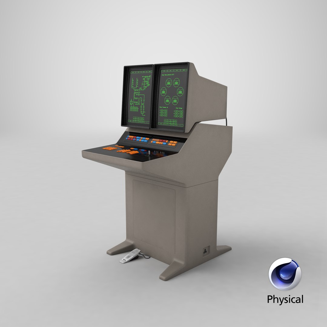 Retro-futuristic Computer 3D Model - TurboSquid 2016886