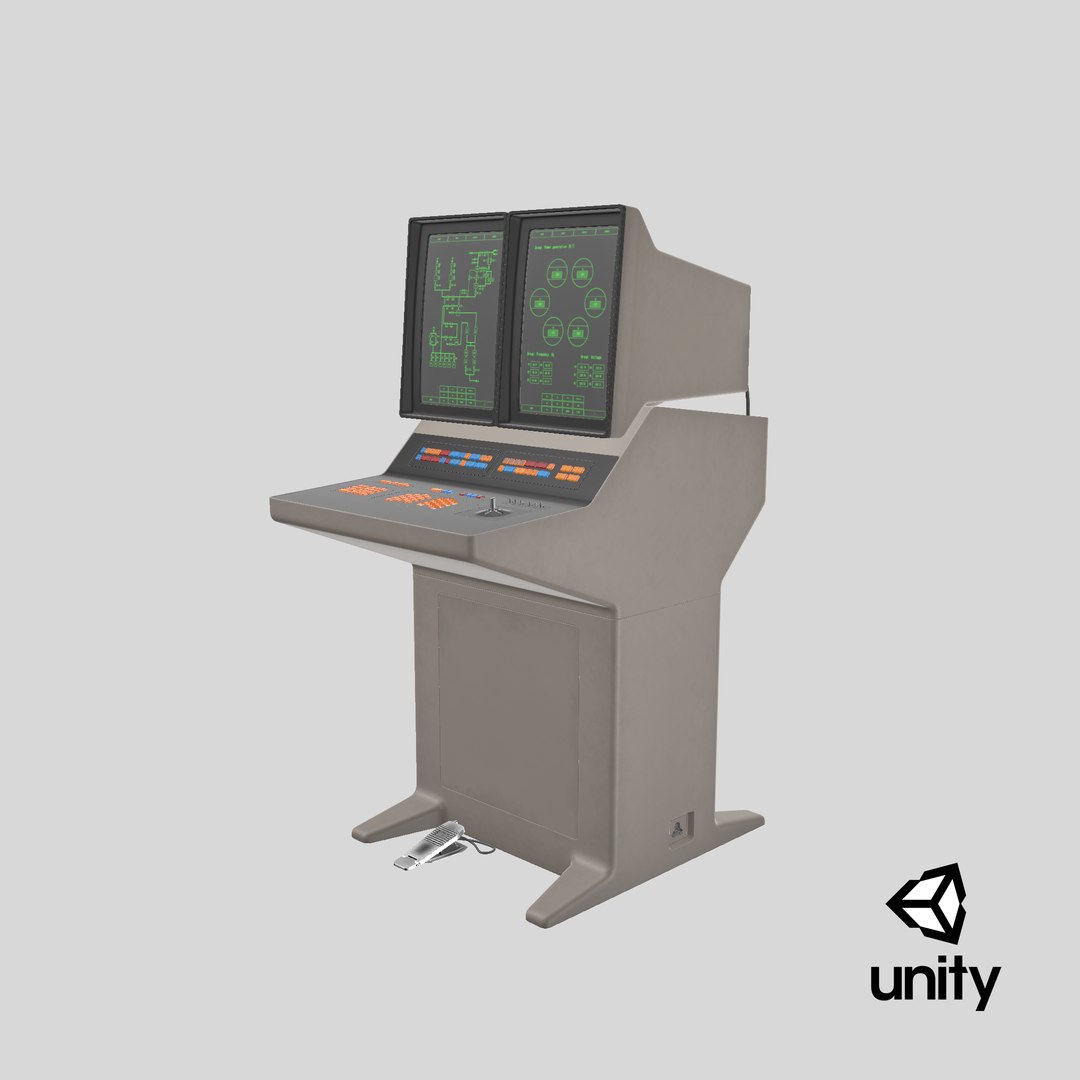Retro-futuristic Computer 3D Model - TurboSquid 2016886
