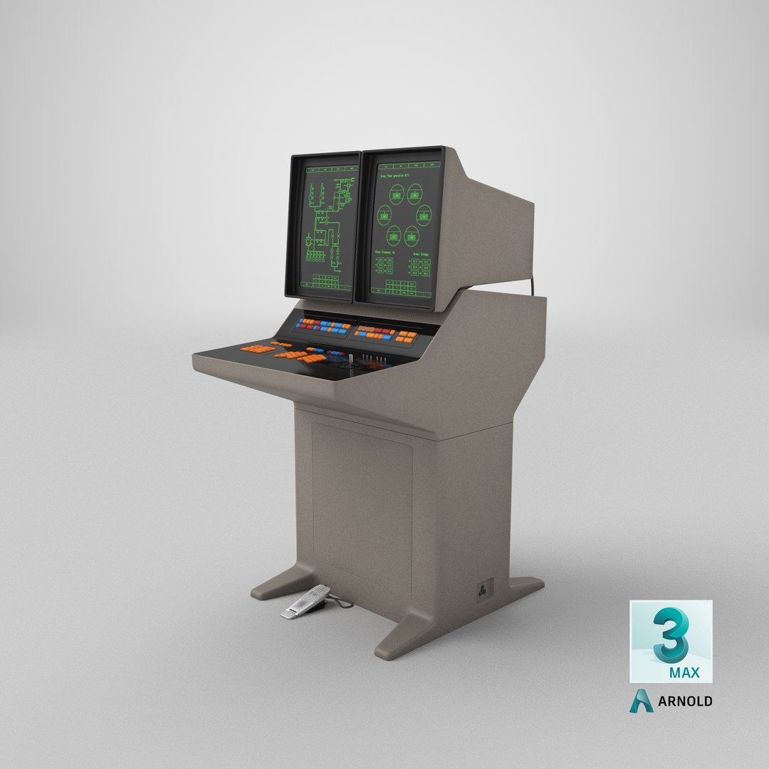 Retro-futuristic Computer 3D Model - TurboSquid 2016886