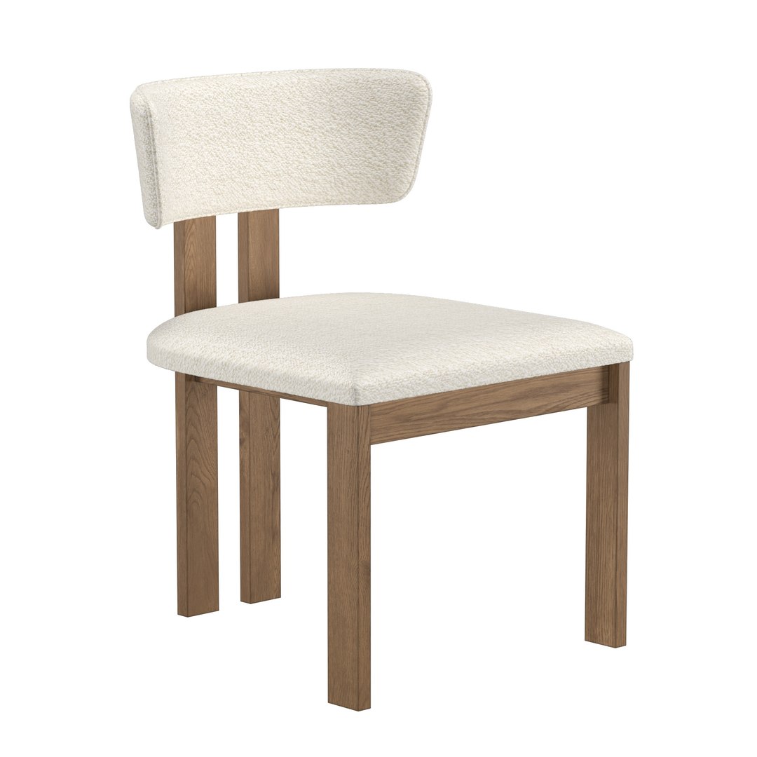 Oak Global Table Rodin Chair Dining SET 3D Model - TurboSquid 2398597