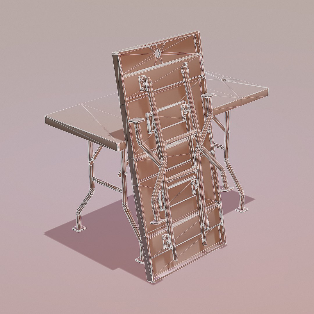 Military Table 3D Model - TurboSquid 1570758