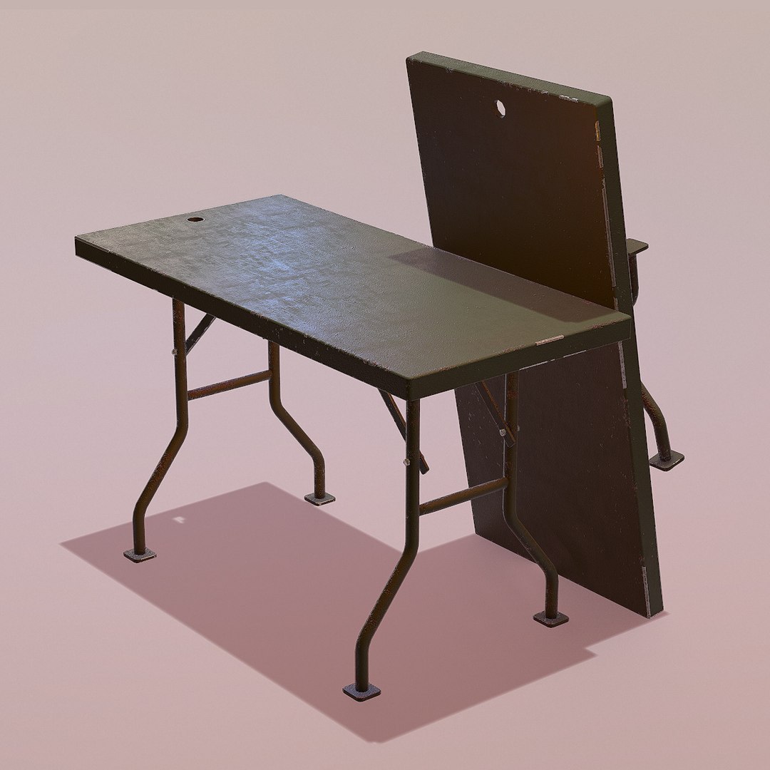 Military Table 3D Model - TurboSquid 1570758