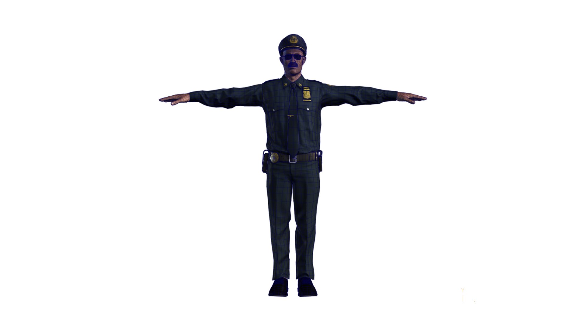 Man Police 2 3D Model - TurboSquid 1902380