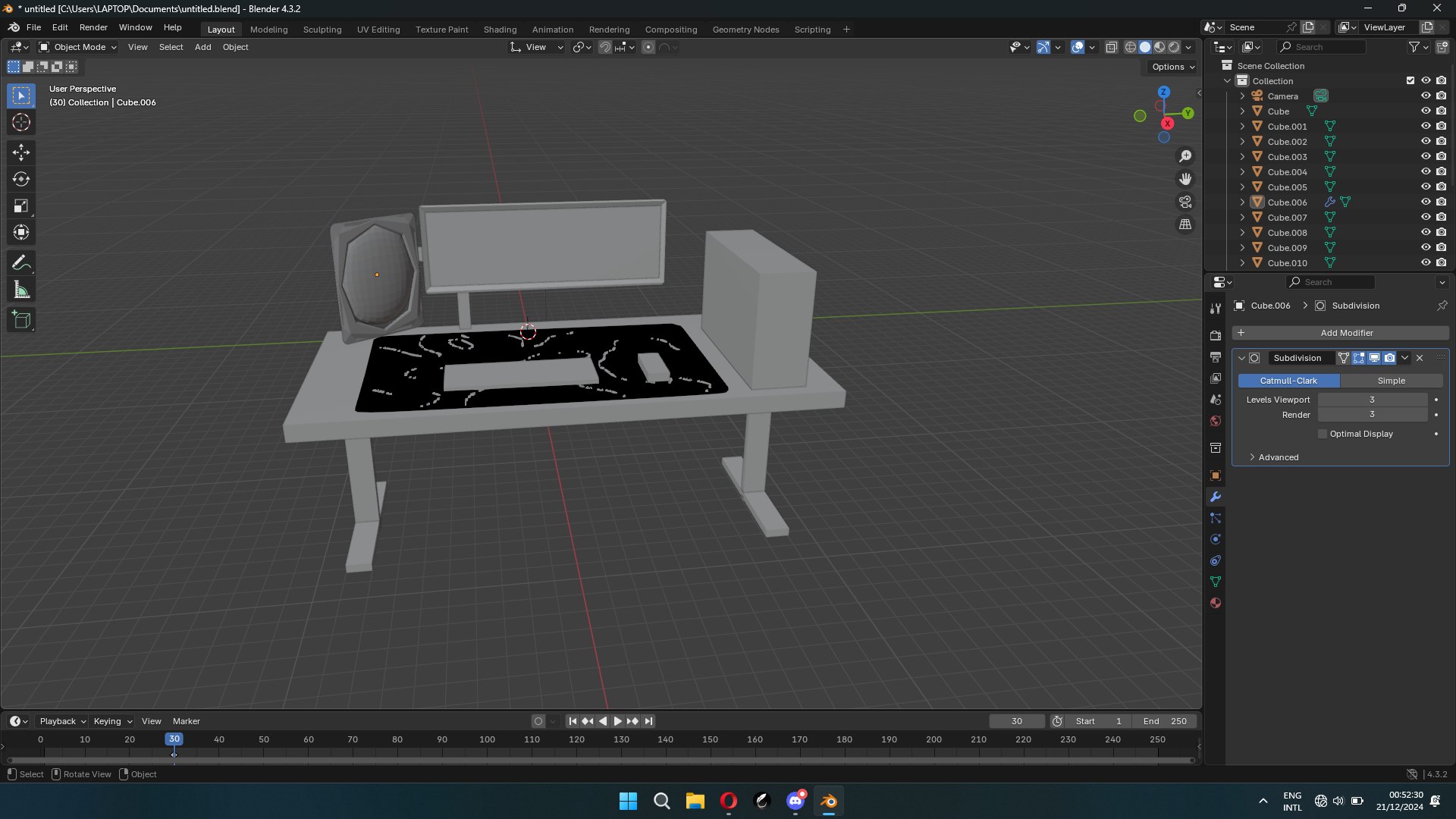 Gaming Setup Model Dual Monitor Streaming 3D Model - TurboSquid 2327558