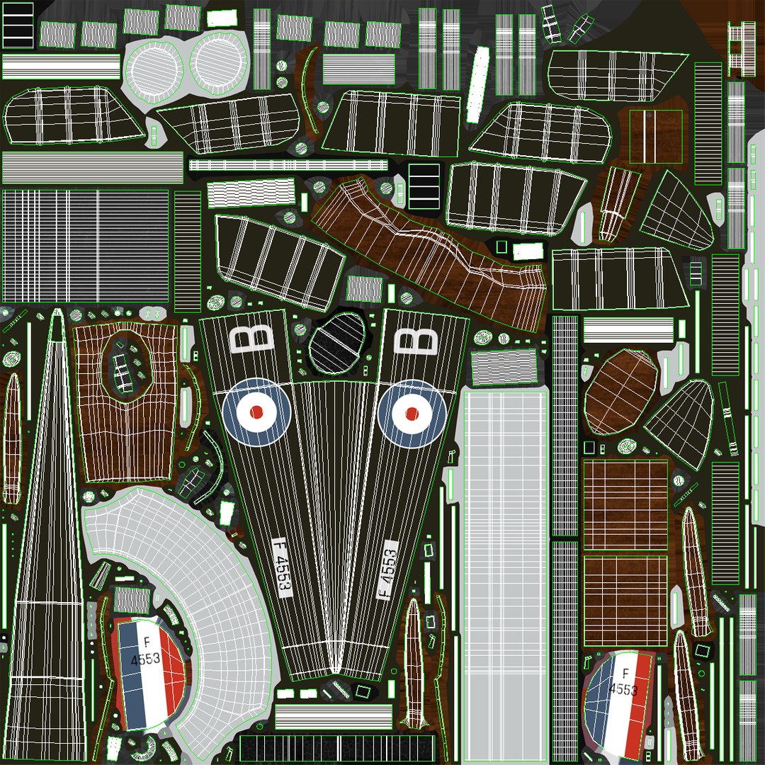 3D Model Sopwith Camel F1 VS Fokker DR1 Collection - TurboSquid 2362319
