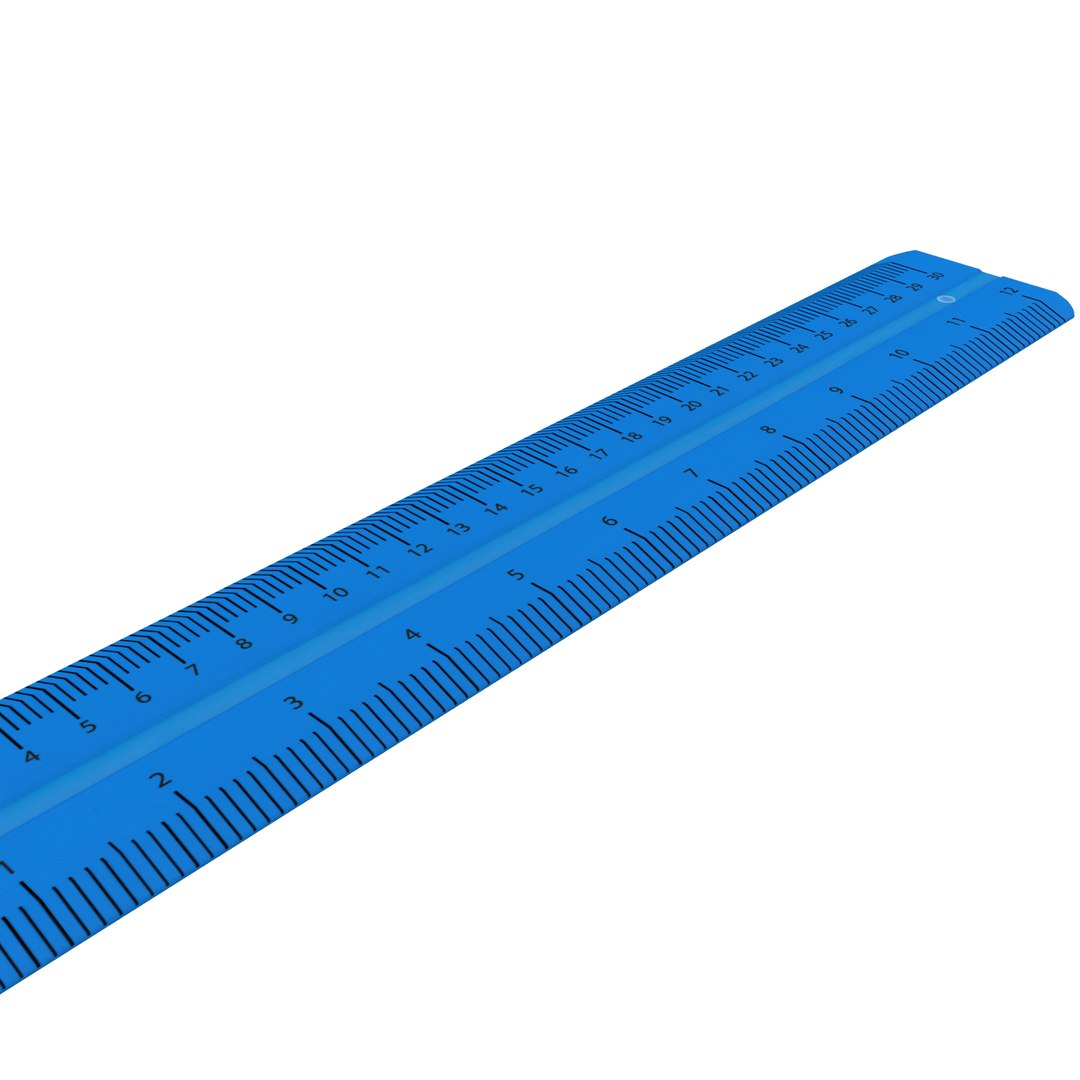 3D Ruler Model - TurboSquid 1476092