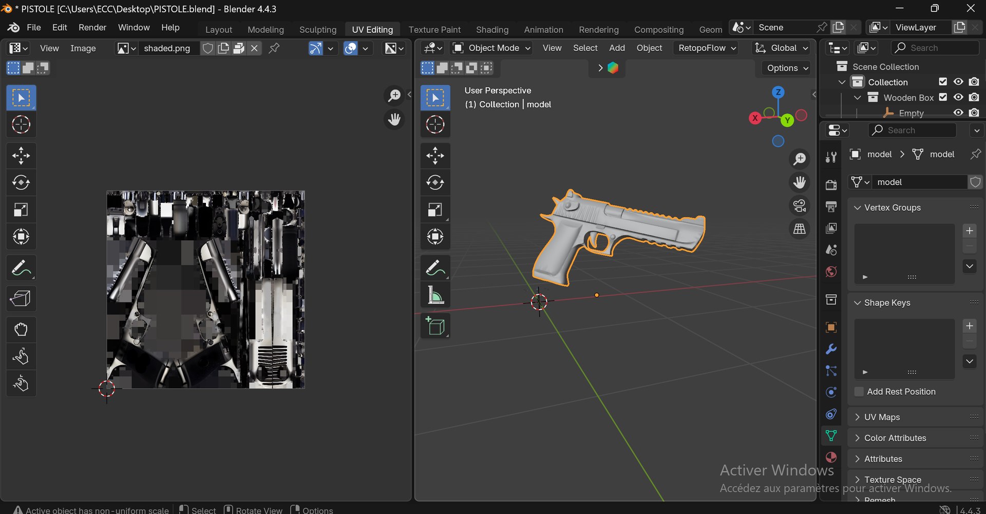 3D High-Quality 3D Model Of Desert Eagle Model - TurboSquid 2410261