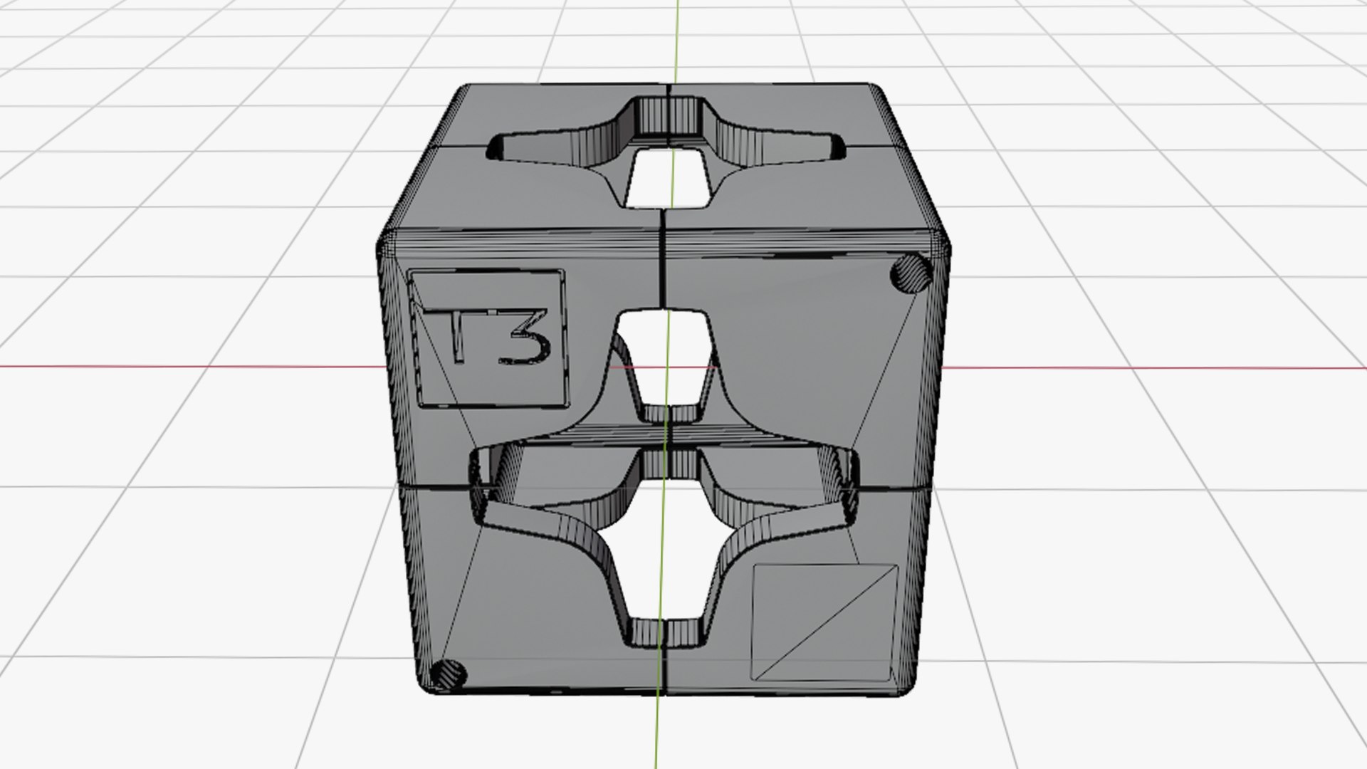 Tecna T3 Block For Light Aluminum Frames 3D Model - TurboSquid 2409052