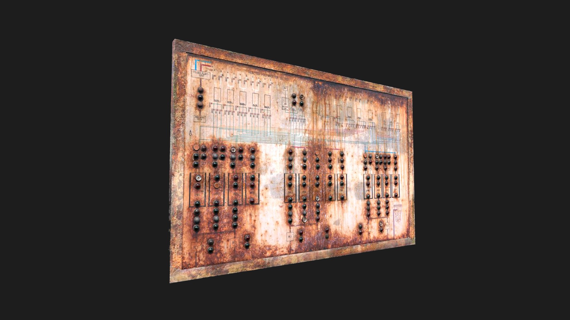 Old Control Panel 3D Model - TurboSquid 2249445
