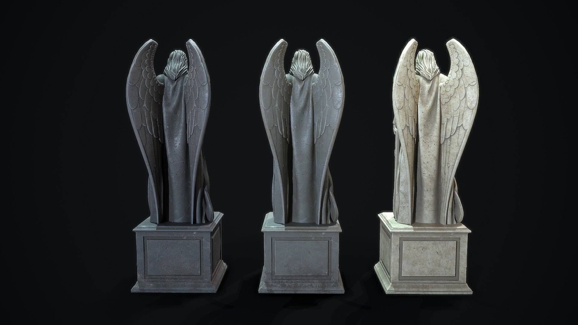 Archangel Statue 3D Model - TurboSquid 2146885