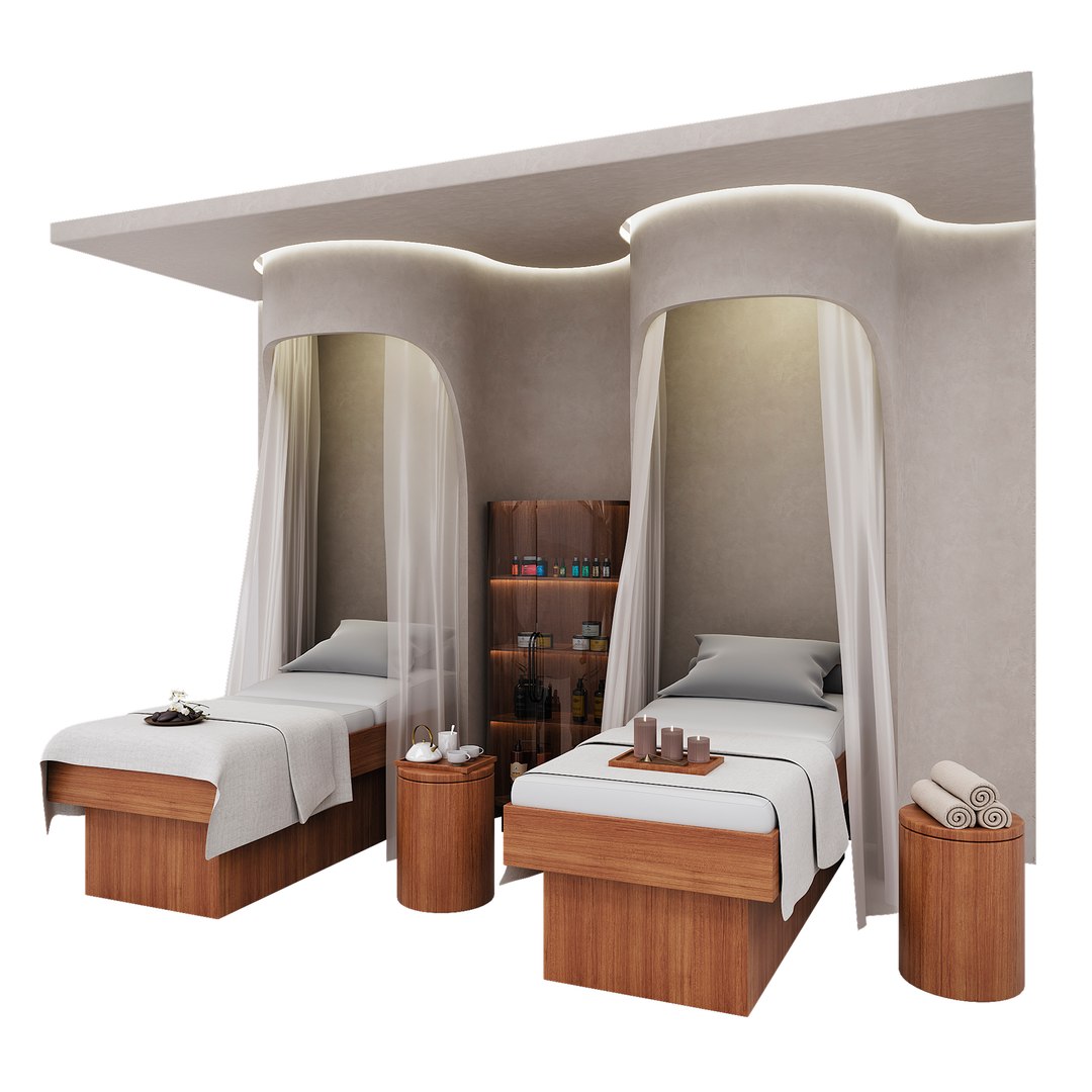 3D Spa Salon Raffles Model - TurboSquid 2289472