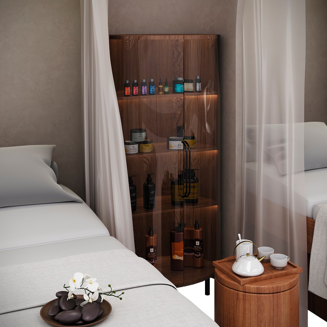 3D Spa Salon Raffles Model - TurboSquid 2289472