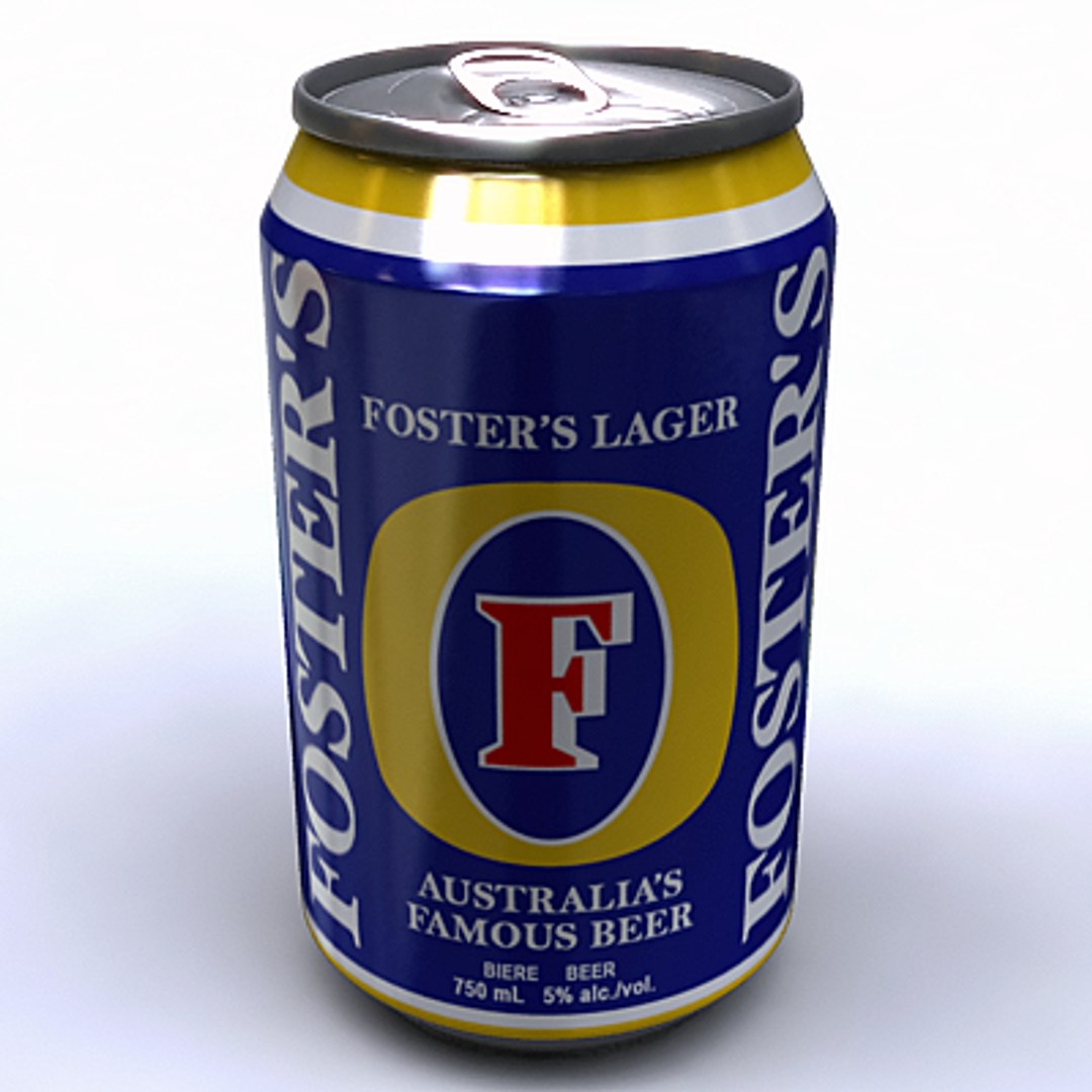 3dsmax 33cl Foster Beer