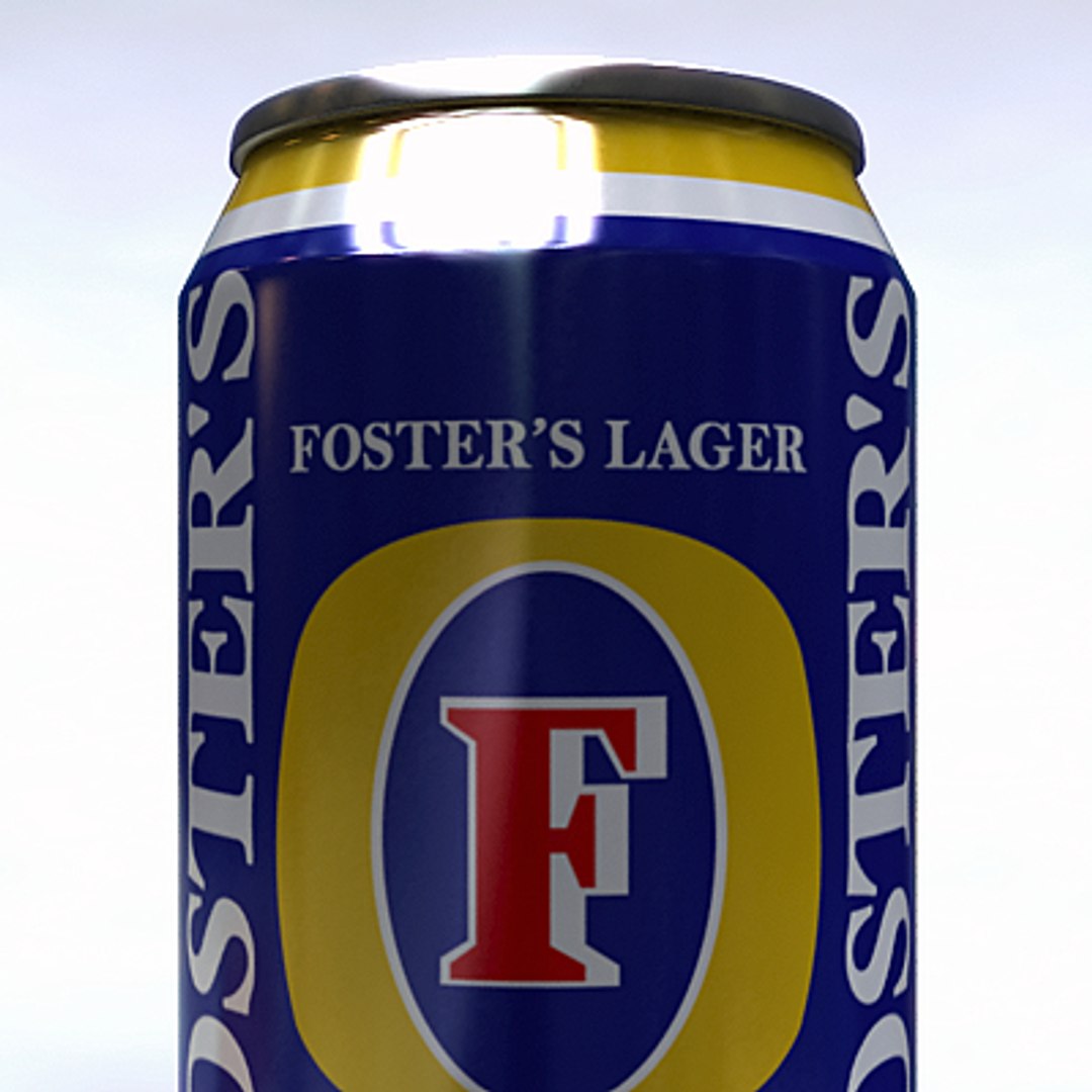 3dsmax 33cl Foster Beer