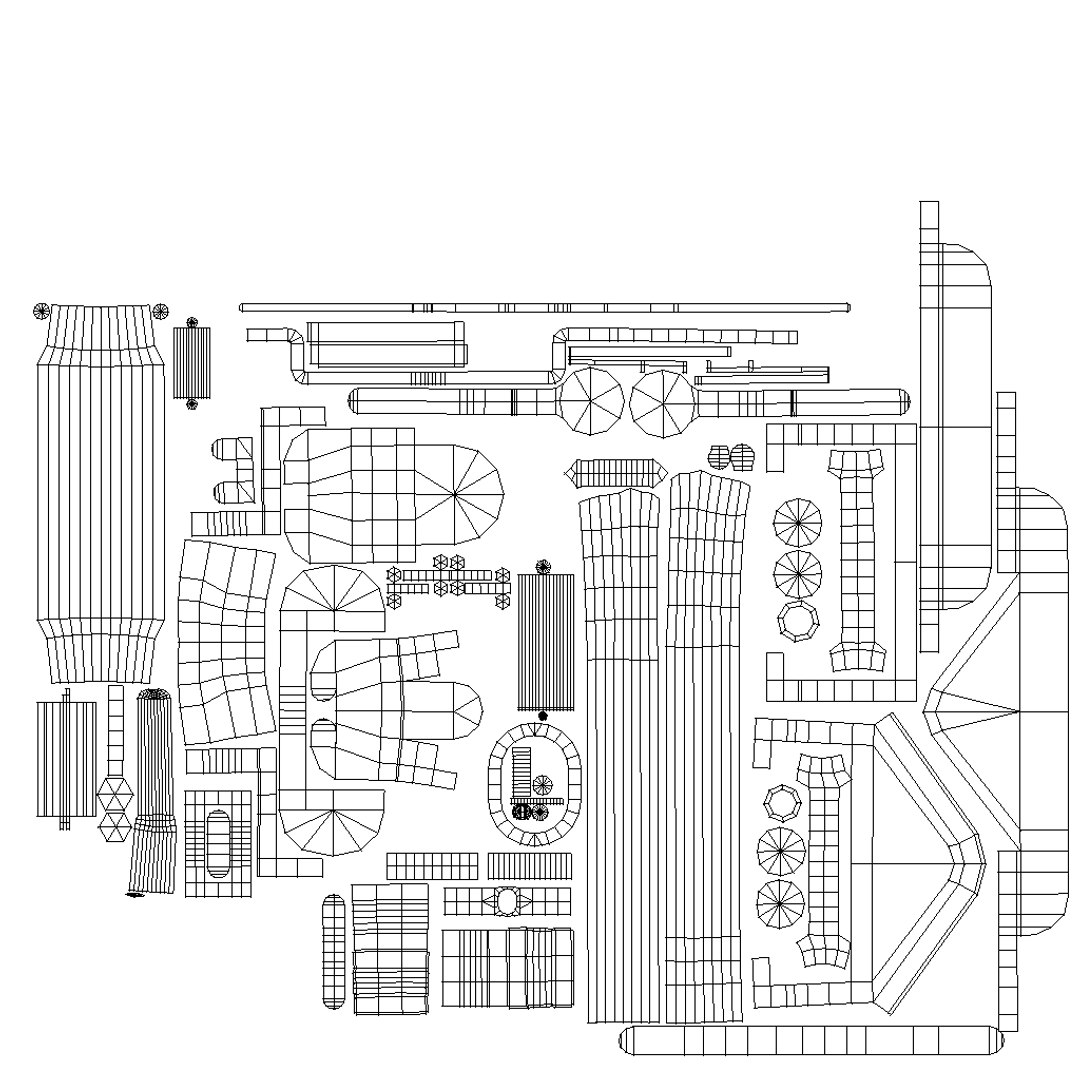 3D Model Anti Aircraft Machine Gun Frame Fliegerbeschussgerat ...