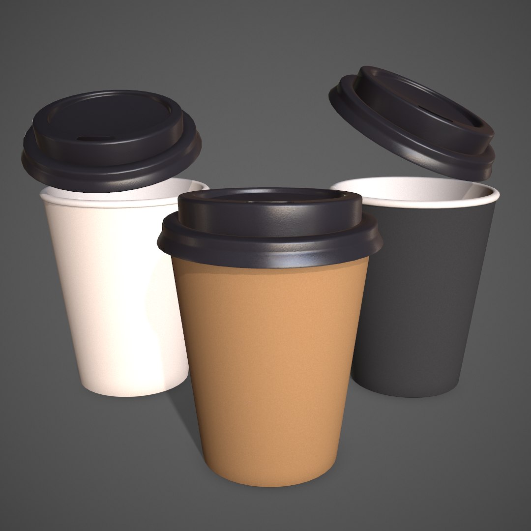 3D Model Coffee Cup - TurboSquid 1963451