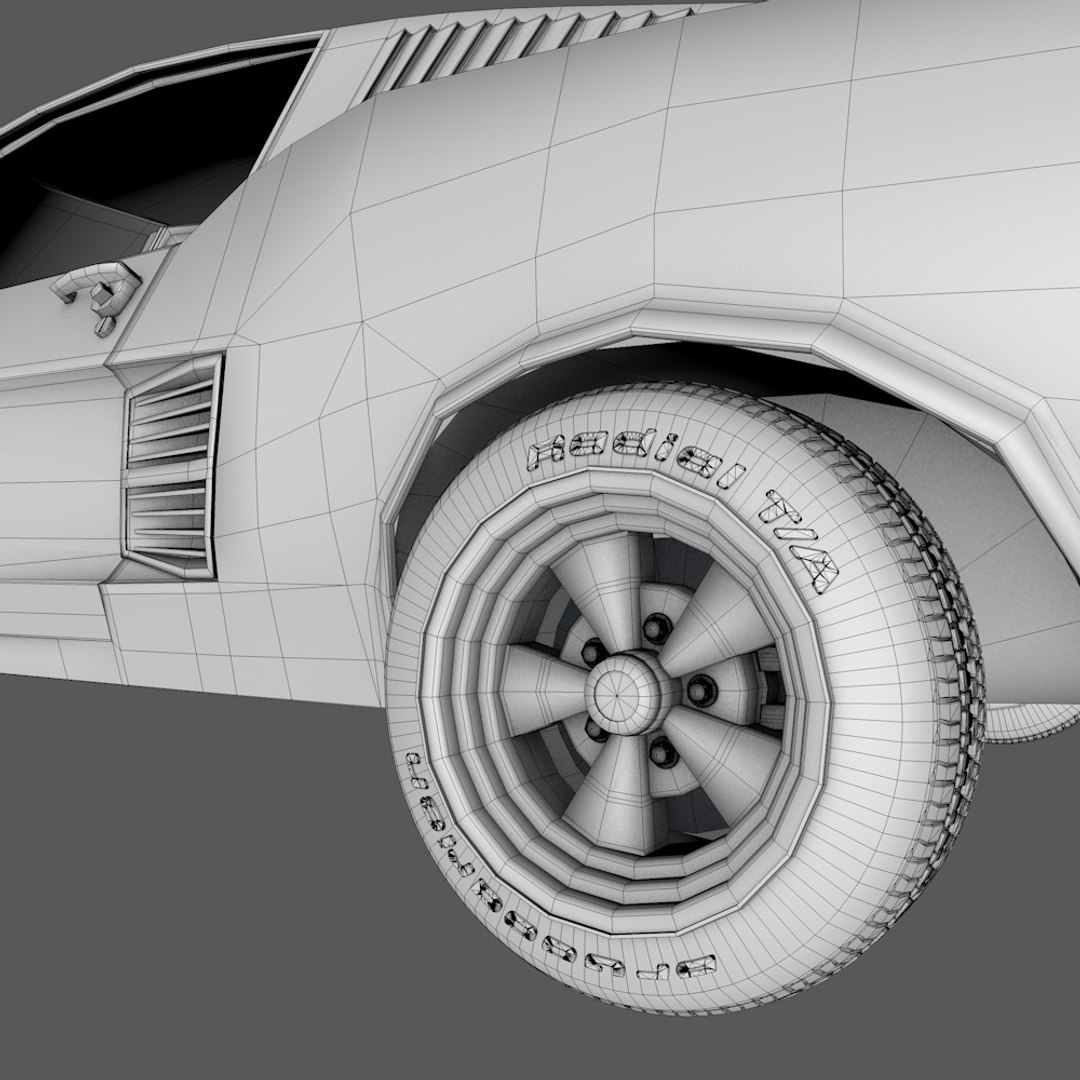 3d Model 1967 Mustang Gt 390