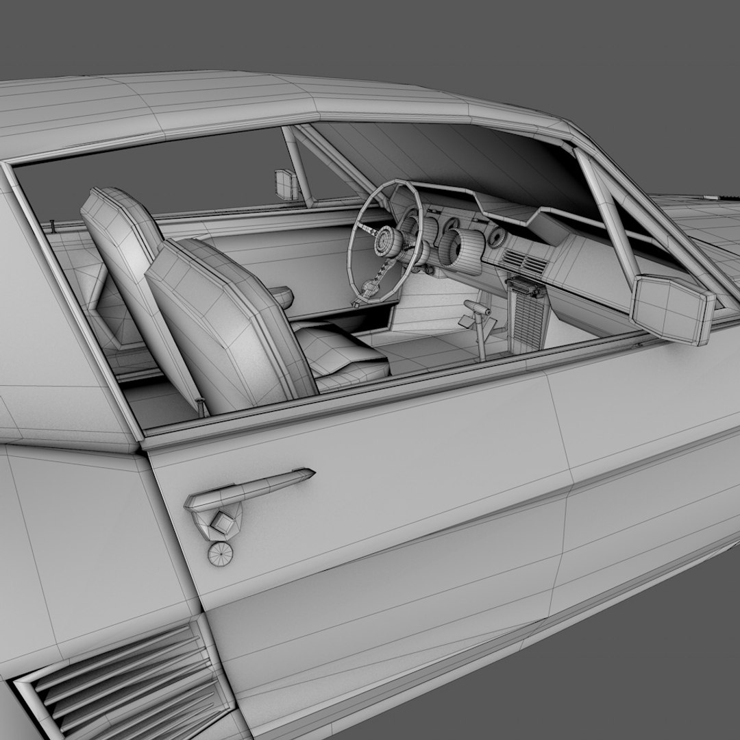 3d Model 1967 Mustang Gt 390