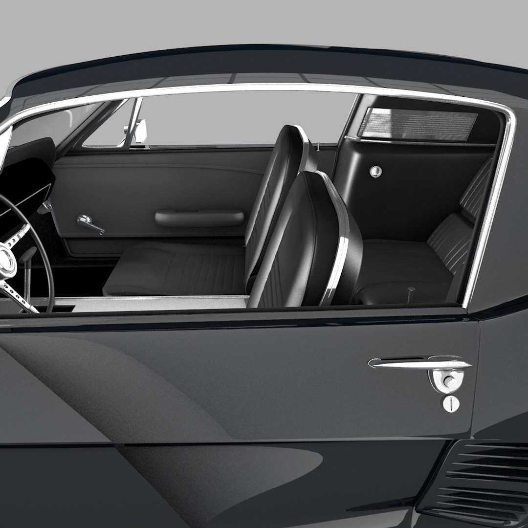 3d Model 1967 Mustang Gt 390